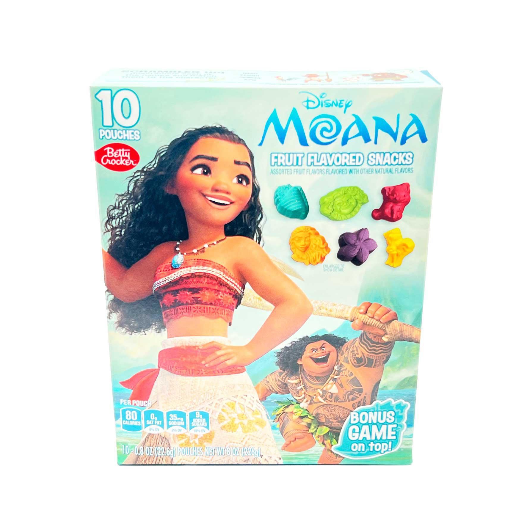 Betty Crocker Moana Fruit Flavored Snacks 10 Count 8oz