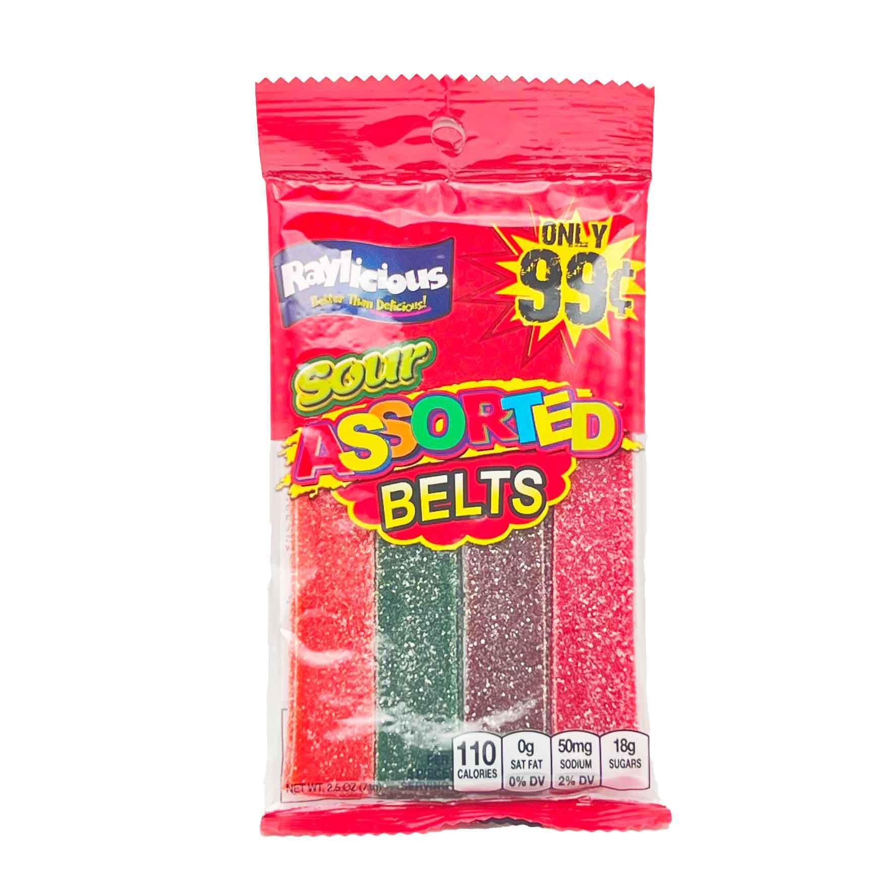 Raylicious Sourt Assorted Belts 2.5oz