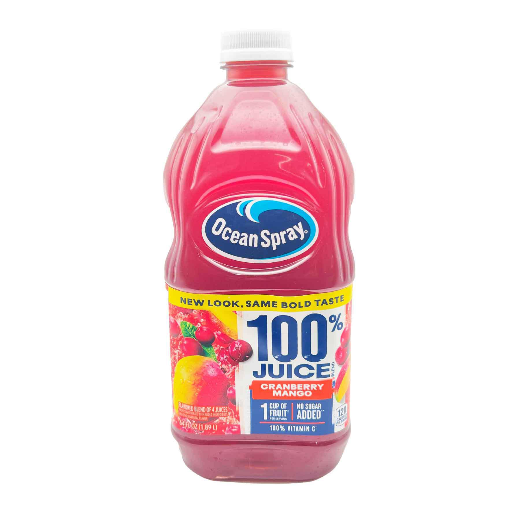 Ocean Spray 100% Juice Cranberry Mango Juice 64 Fl Oz