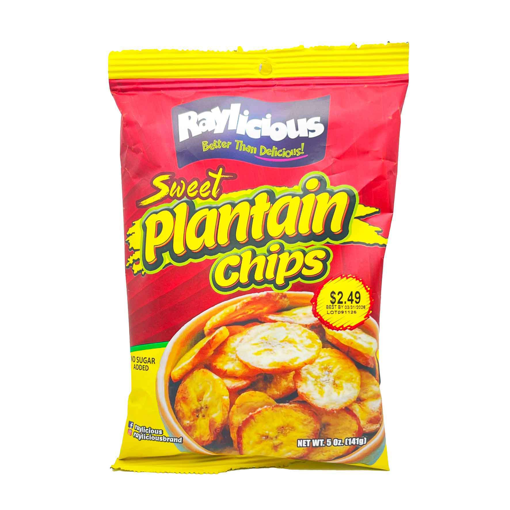 Raylicious Sweet Platain Chips 5oz
