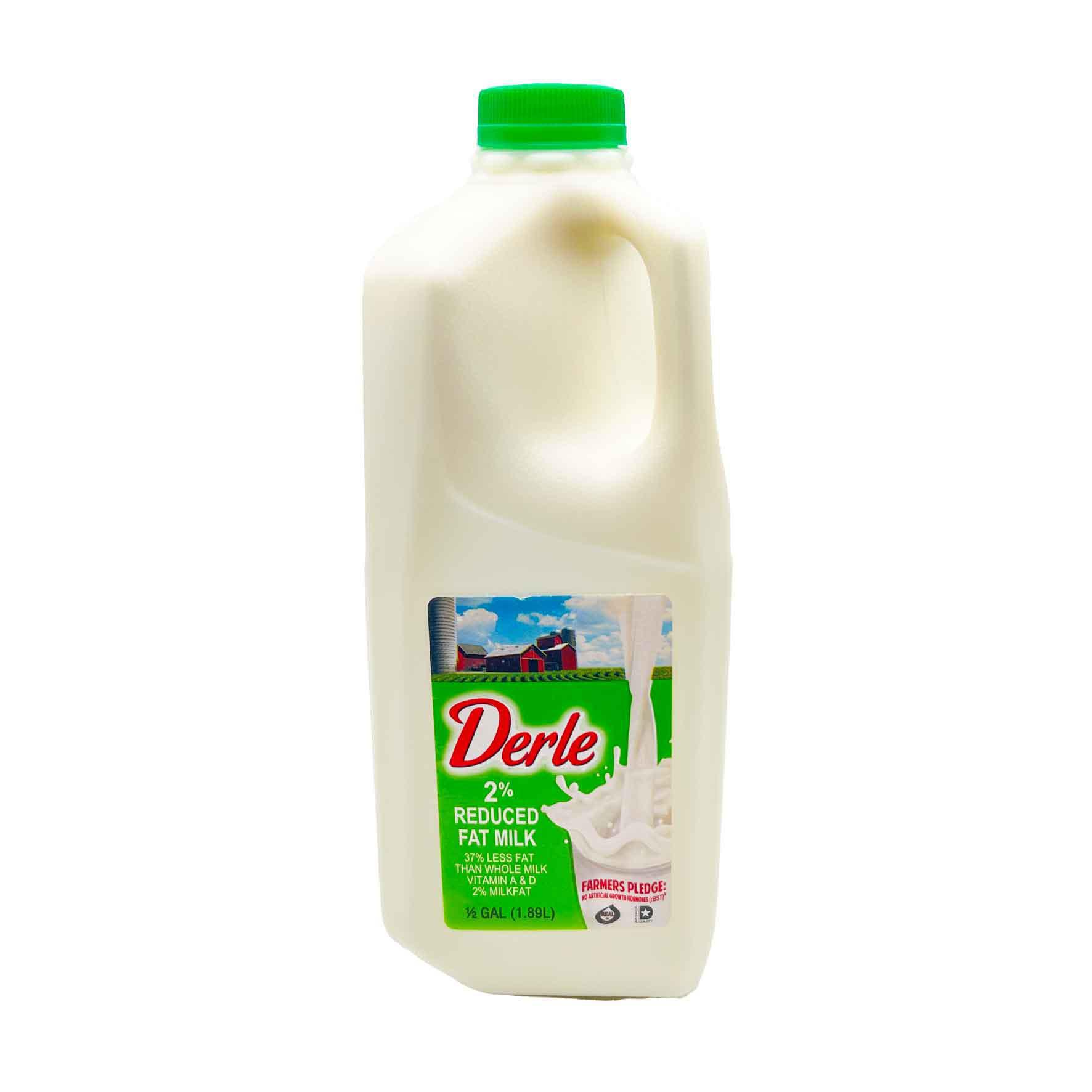Derle 2% Reduced Fat Milk 0.5gal