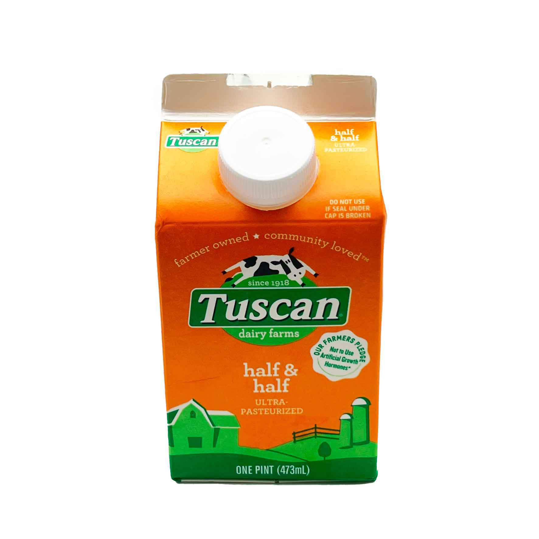 Tuscan Dairy Farms Ultra-pasteurized Half & Half 16 Fl Oz
