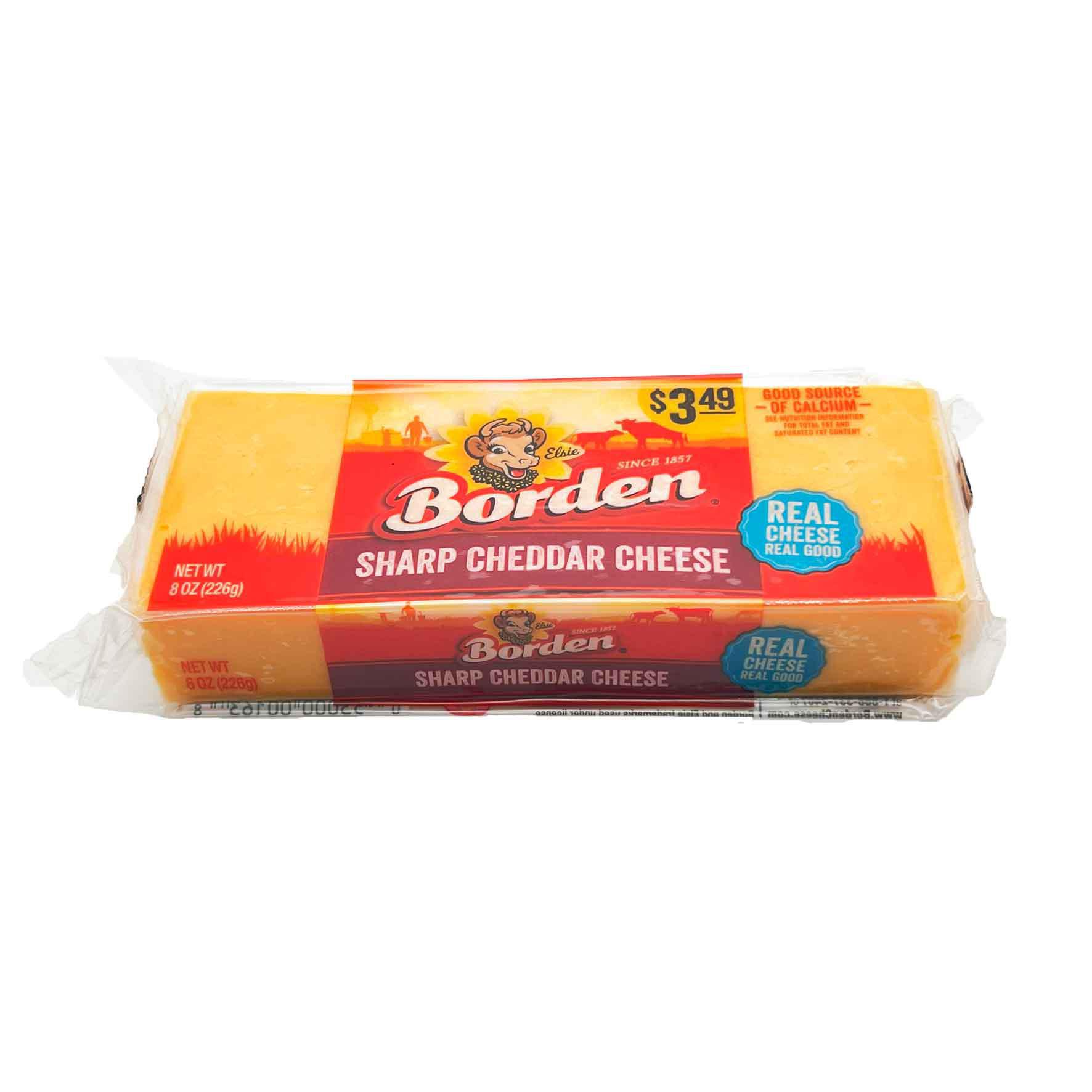 Borden Sharp Cheddar Cheese 8oz