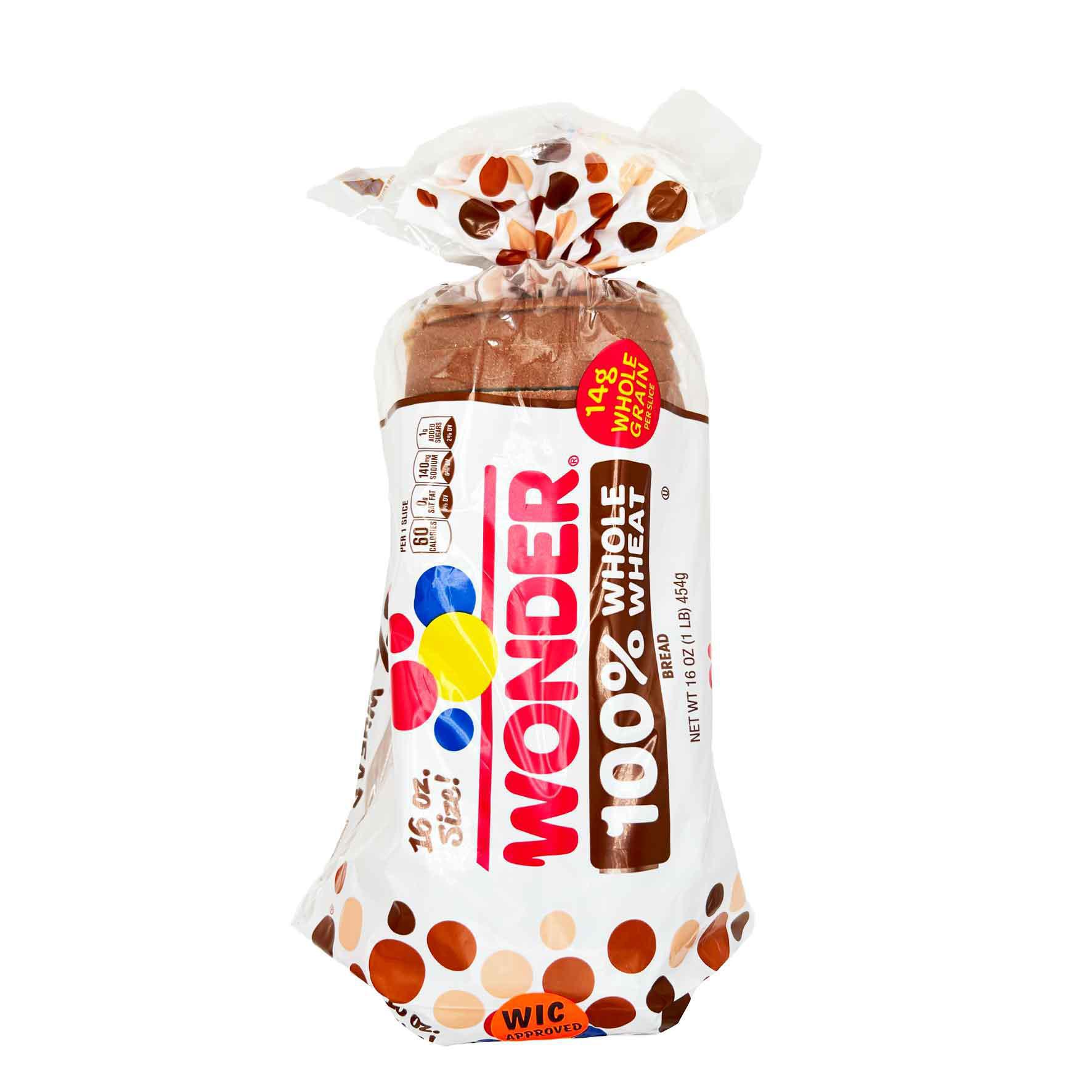 Wonder Whole Wheat Sliced Bread 16oz