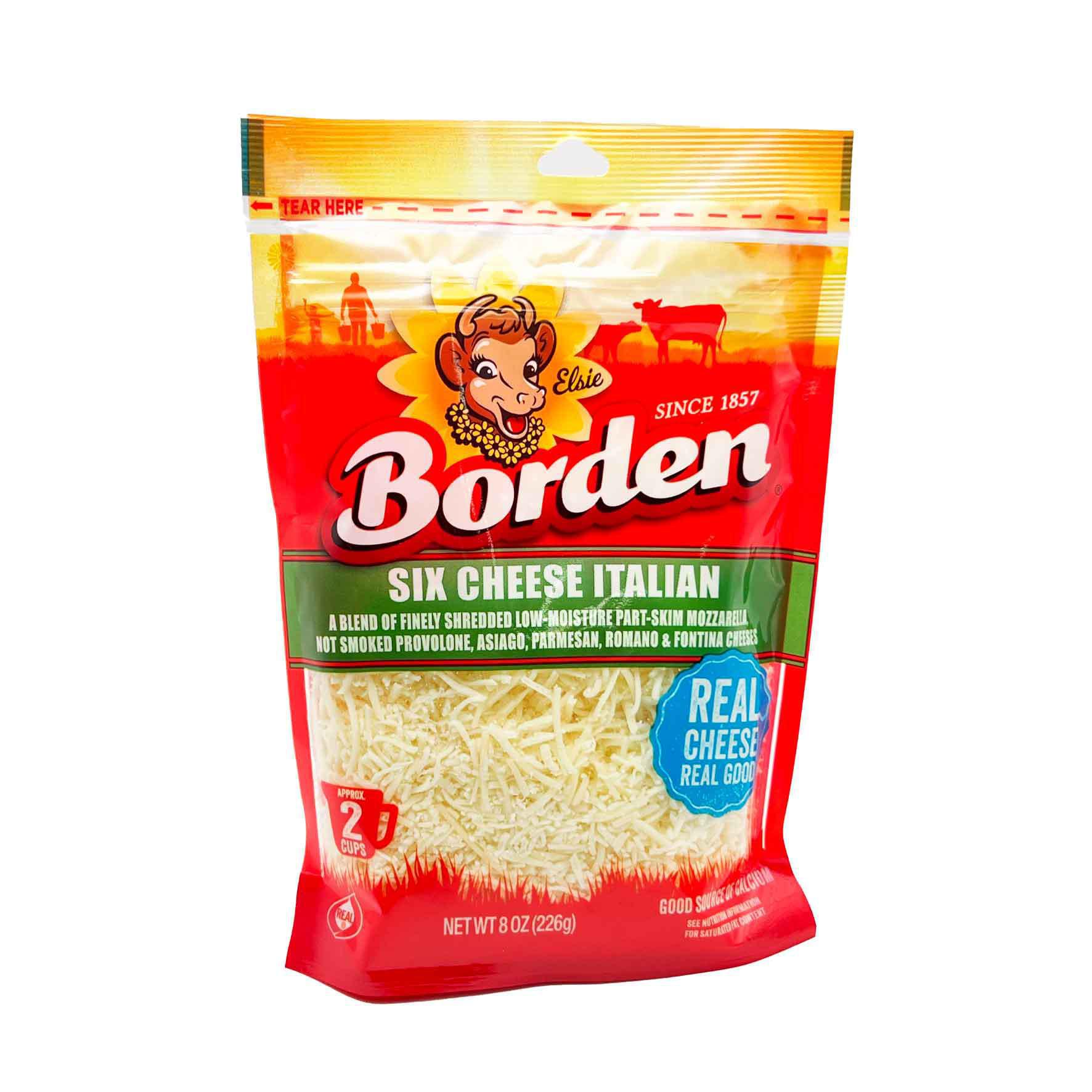 Borden Six Cheese Italian 8oz