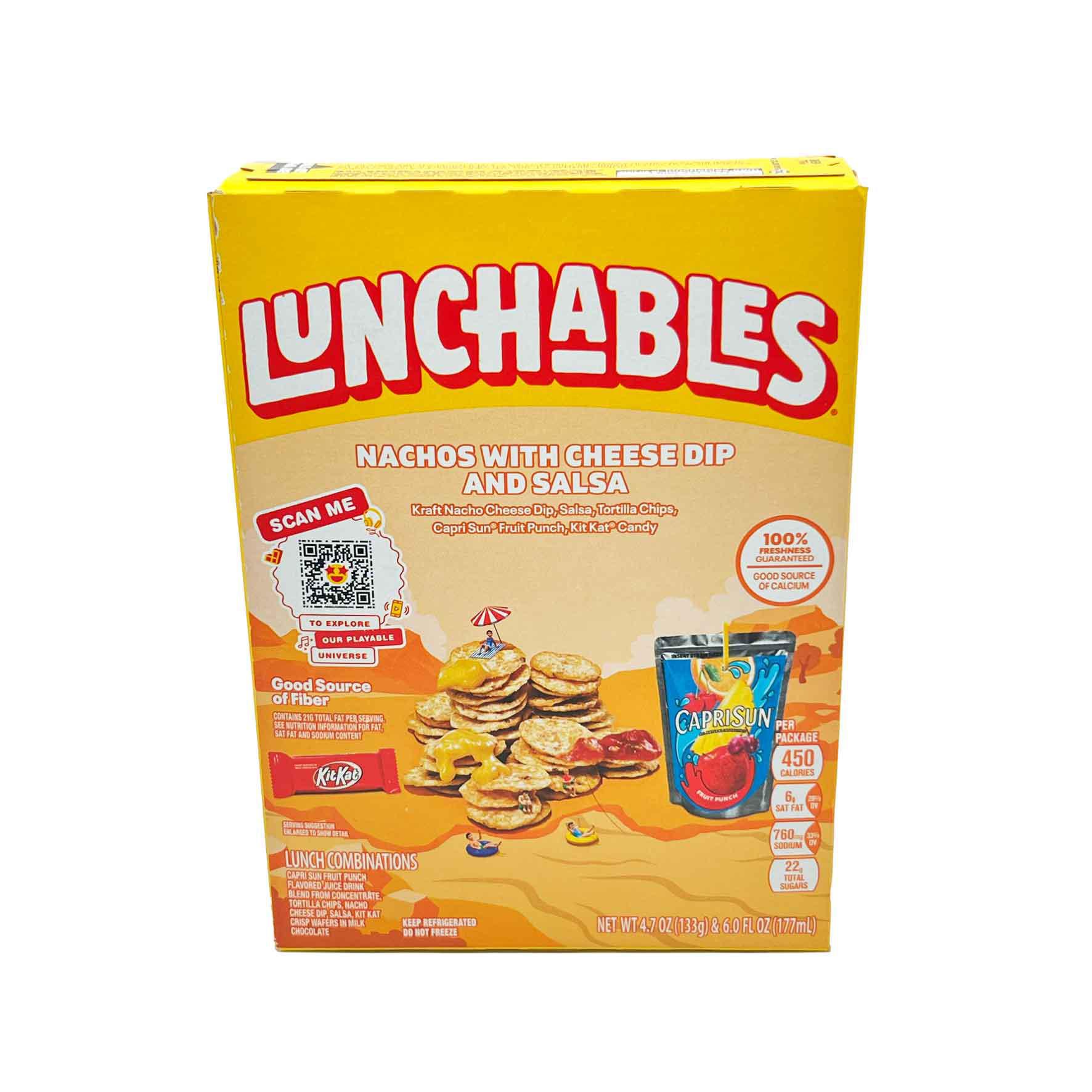 Lunchables Nachos Cheese Dip & Salsa Kids Lunch Meal Kit 4.7oz