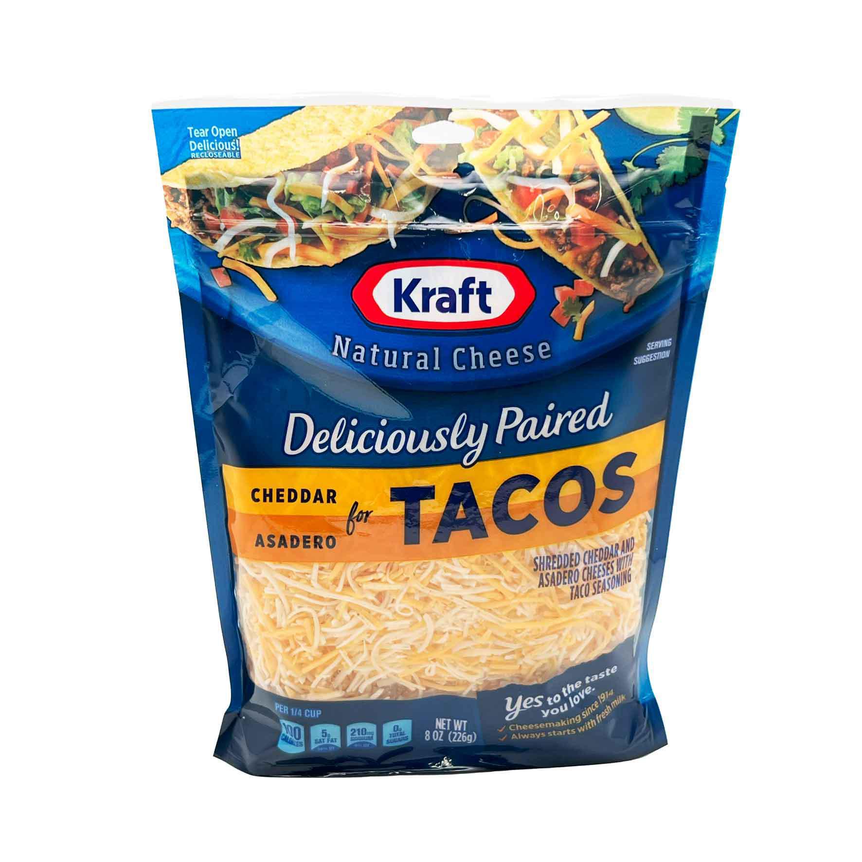 Kraft Mexican Style Taco Cheese 8oz