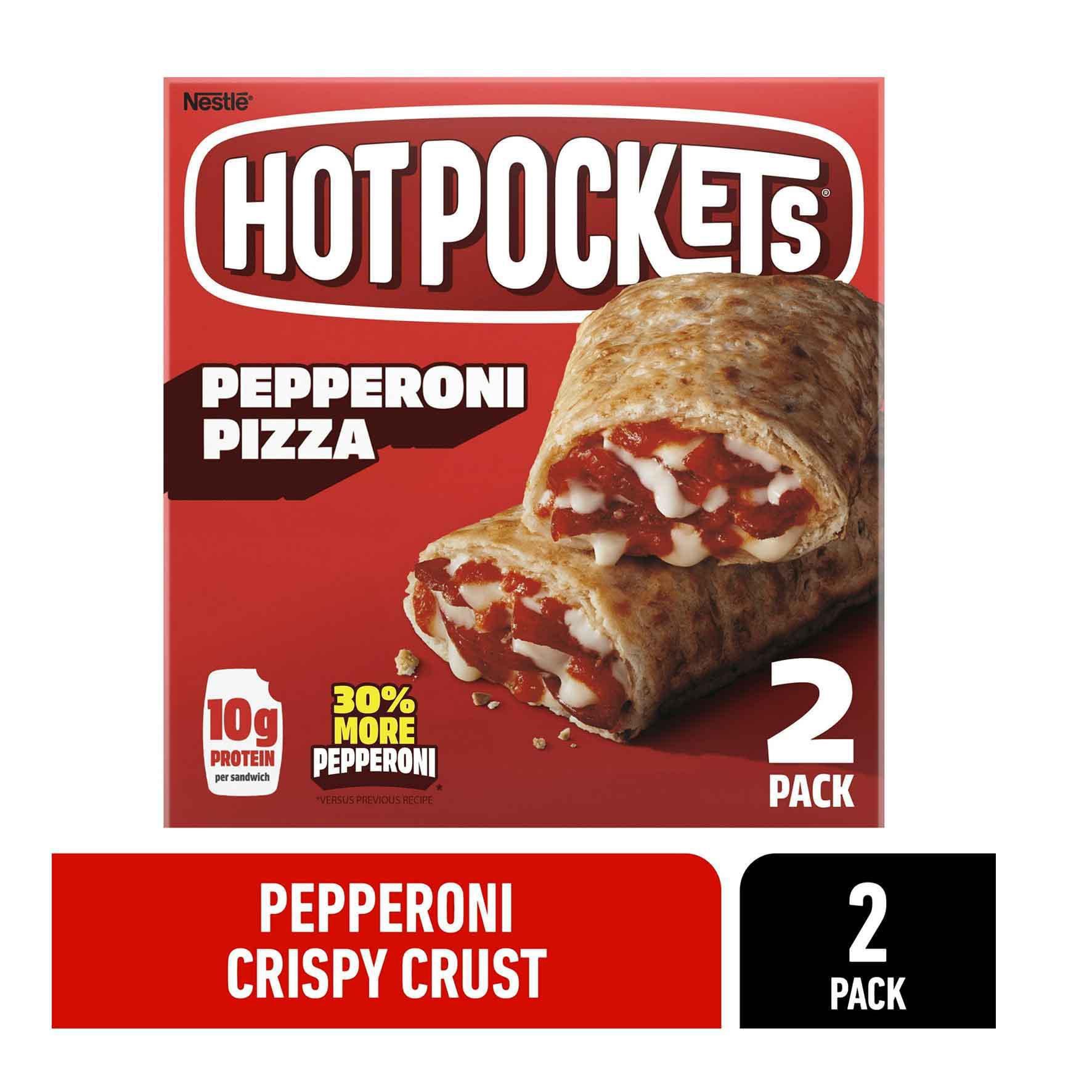 Hot Pocket Premium Pepperoni Crispy Crust Frozen Pizza 9oz