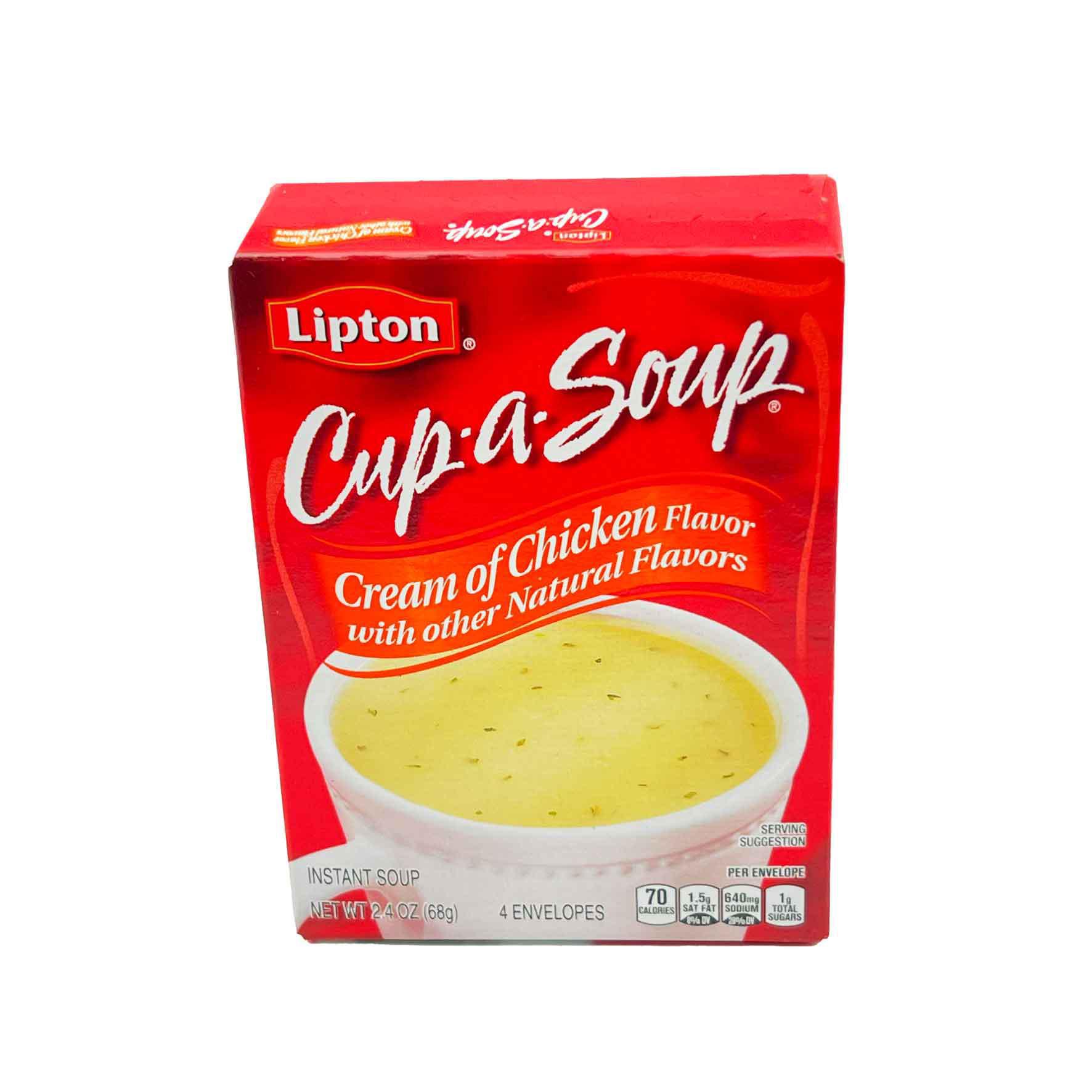 Lipton Cream of Chicken Instant Soup Mix 2.4Oz