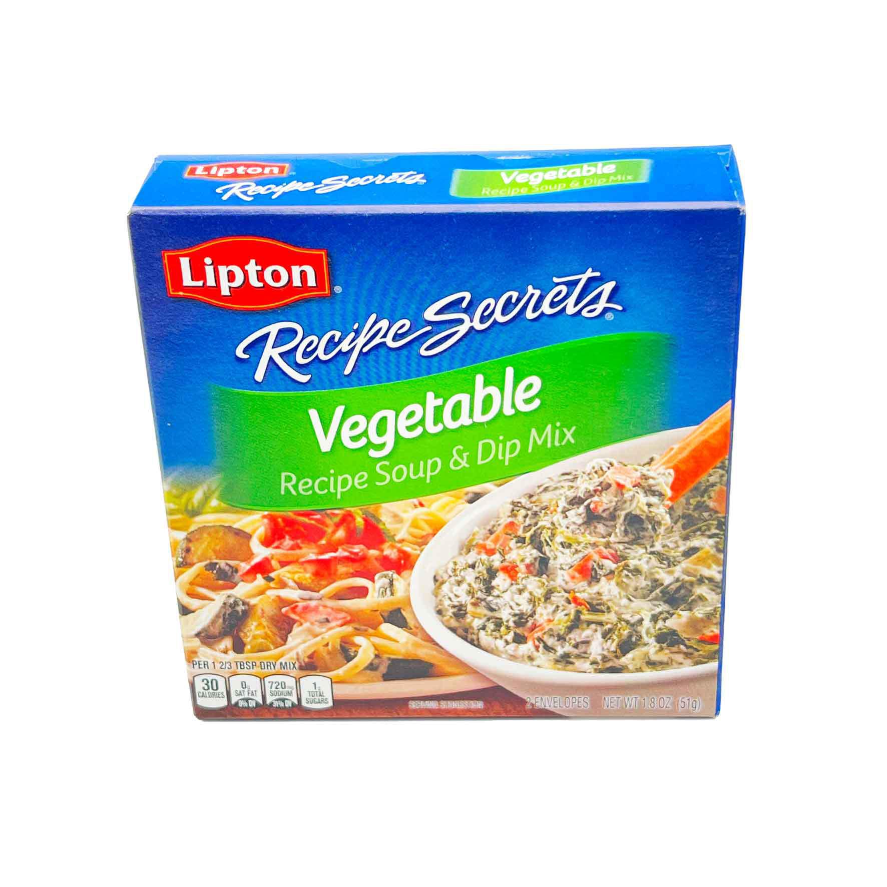 Lipton Recipe Secrets Vegetable Soup and Dip Mix 1.8Oz
