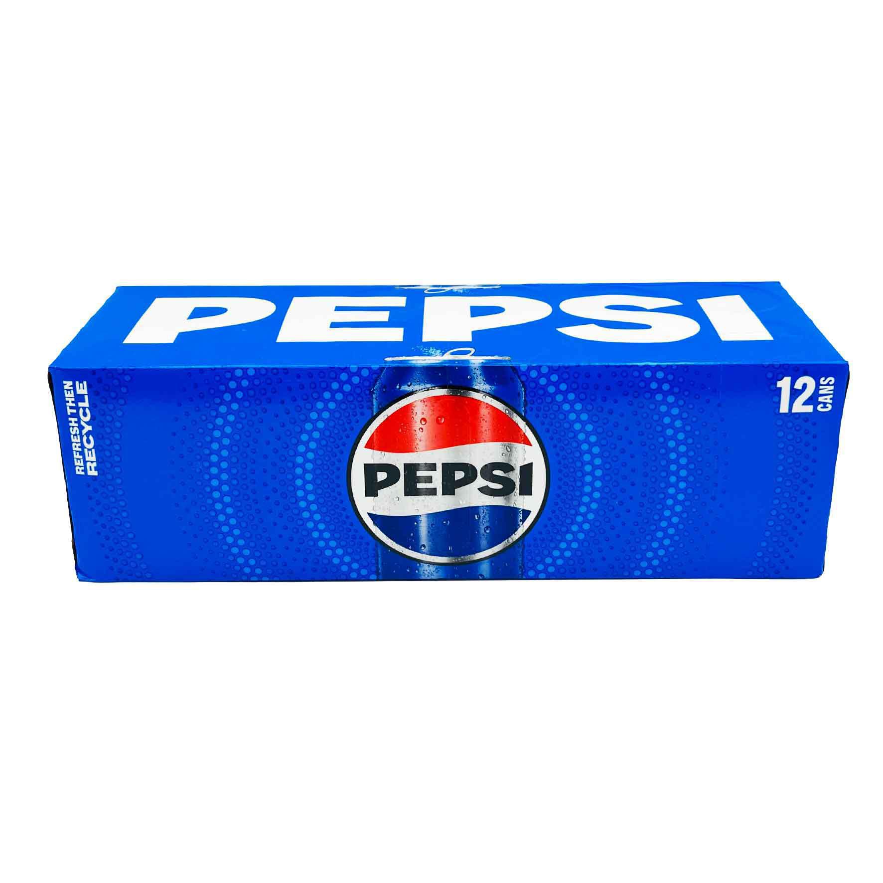 Pepsi Soda, 12 Oz., 24 Cans/Carton