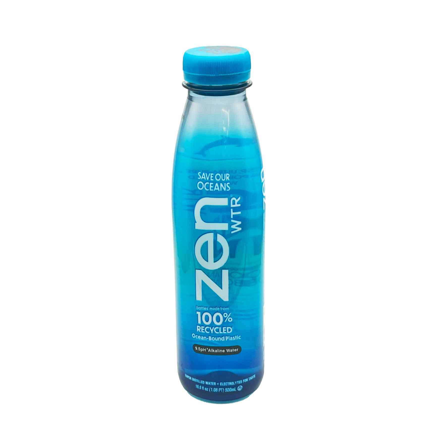 Zen Wtr 9.5 pH Vapor Distilled Water 16.9 Fl Oz