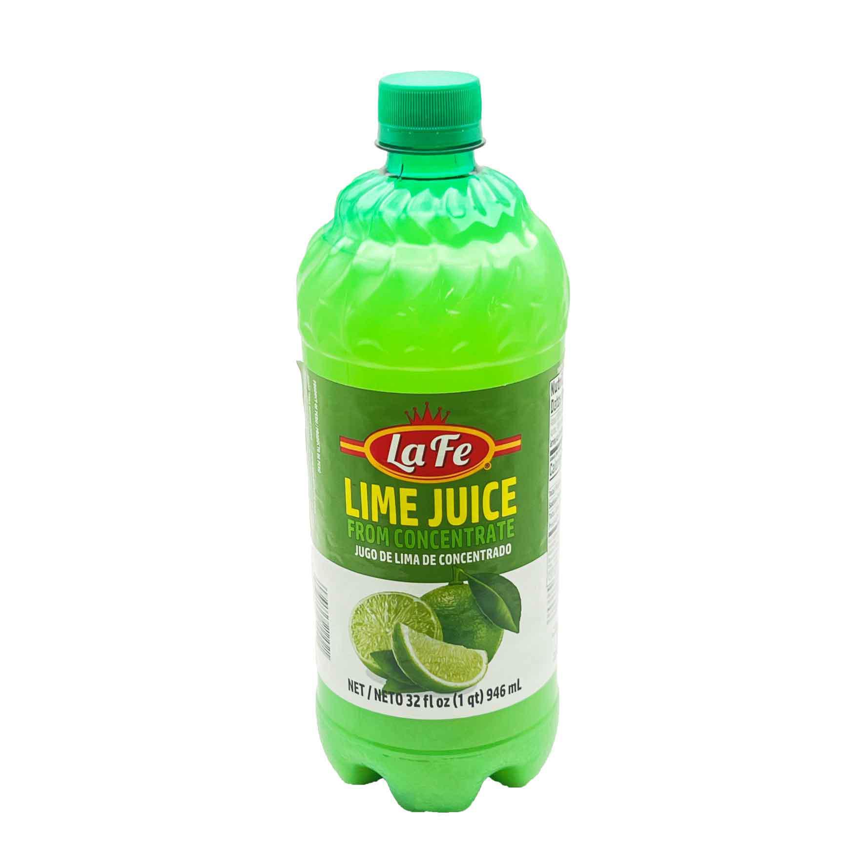 La Fe 100% Lime Juice Concentrate 32 fl oz / 946 ml