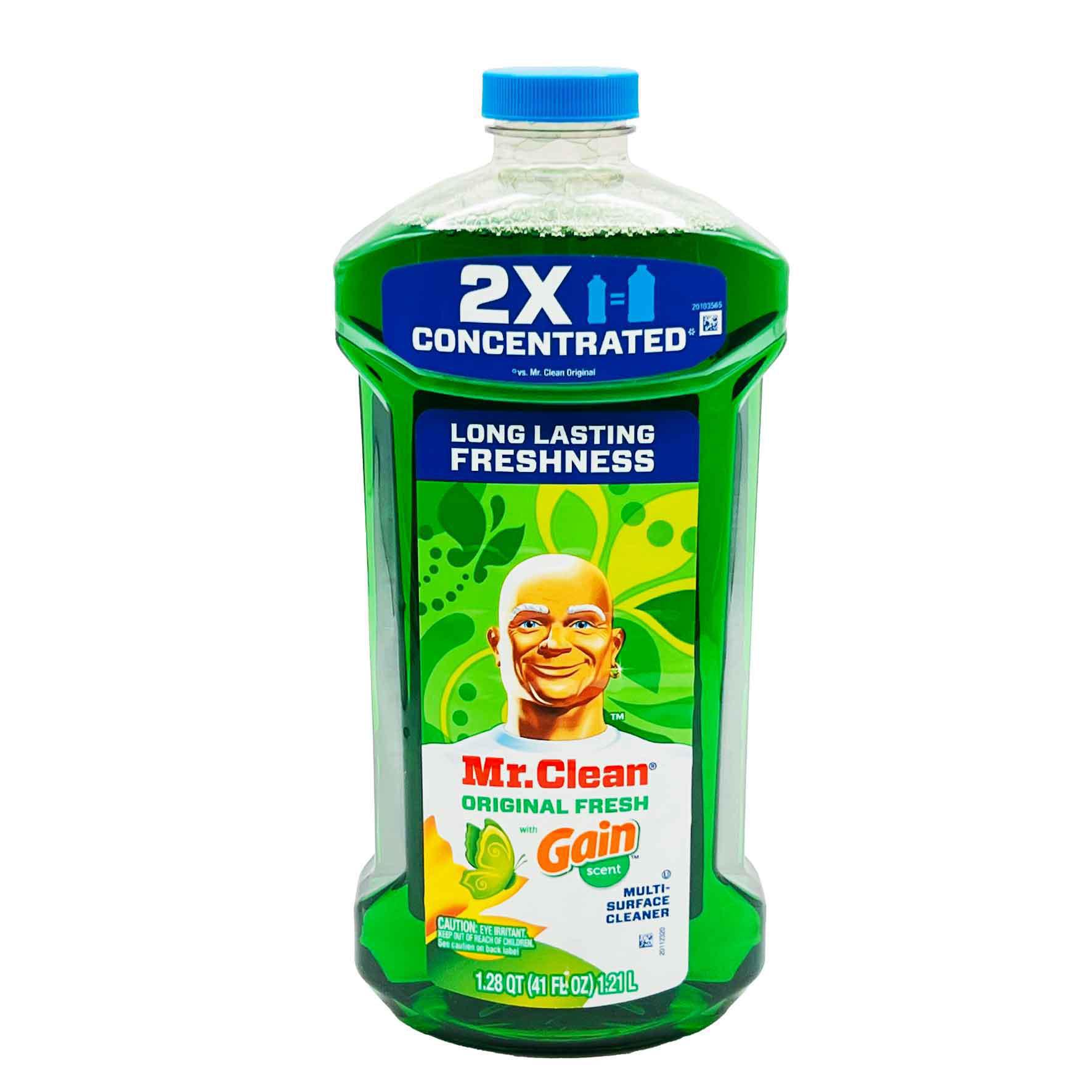 Mr. Clean 2X Concentrated Multi Surface Cleaner with Gain Original ...