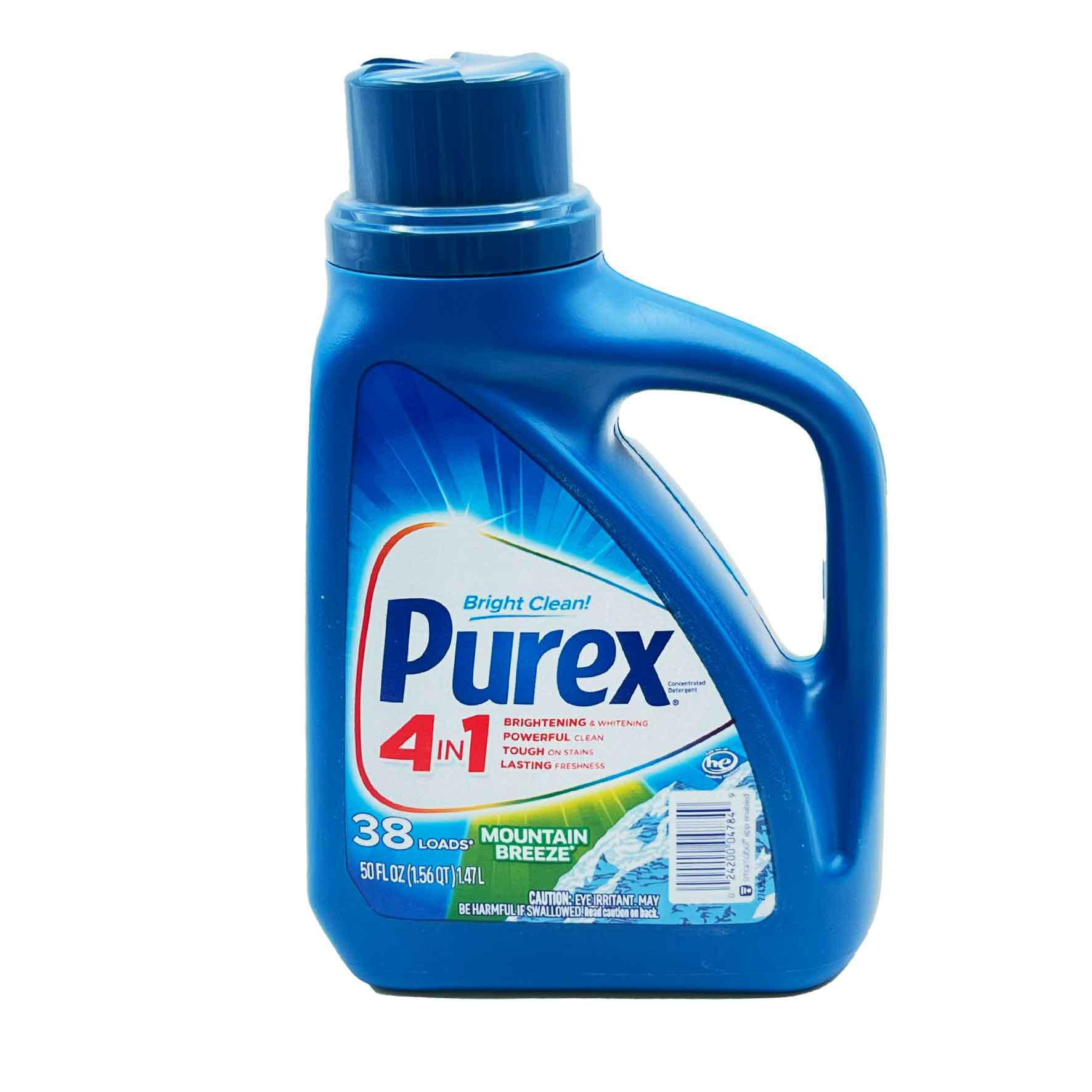 Purex Liquid Laundry Detergent, Mountain Breeze - 50 Fl Oz