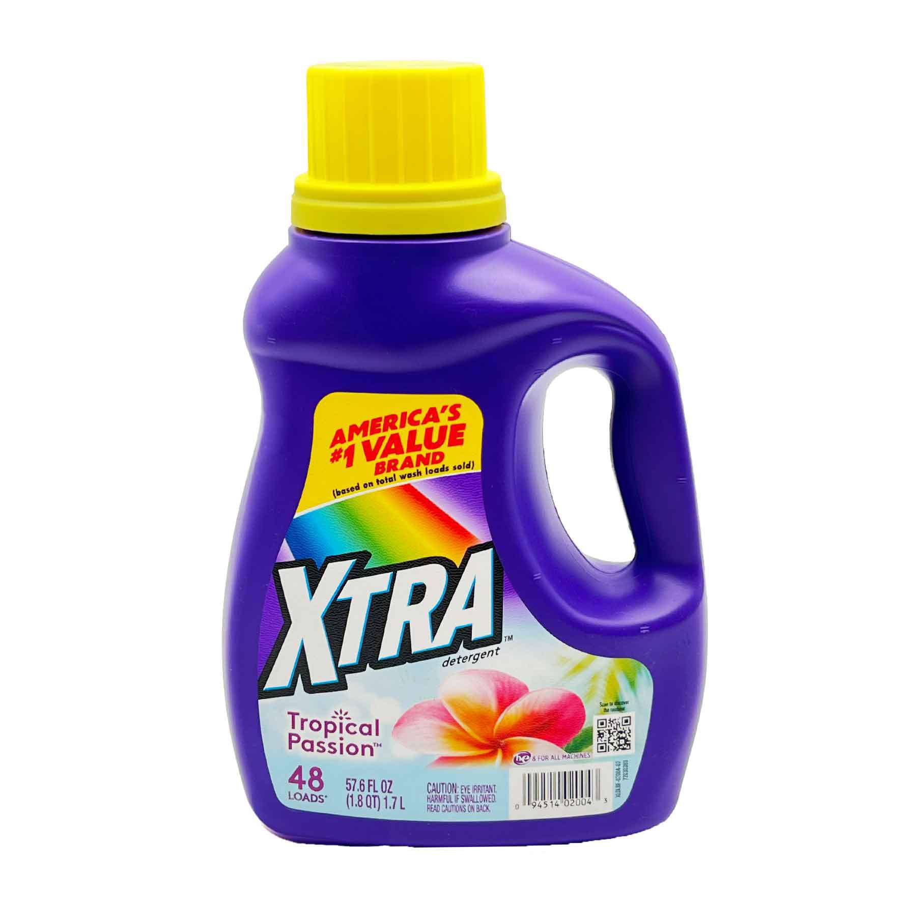 XTRA Tropical Passion Liquid Laundry Detergent 57.6 Oz