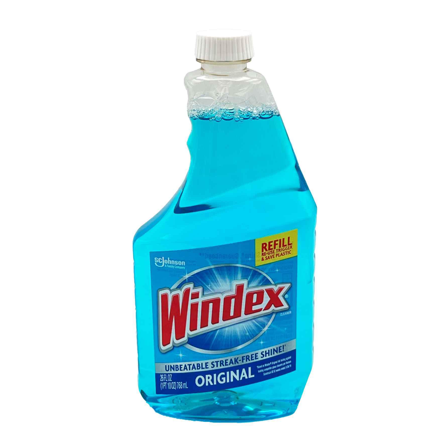 Windex Original Blue Glass Cleaner Refill Bottle 26 Fl. Oz