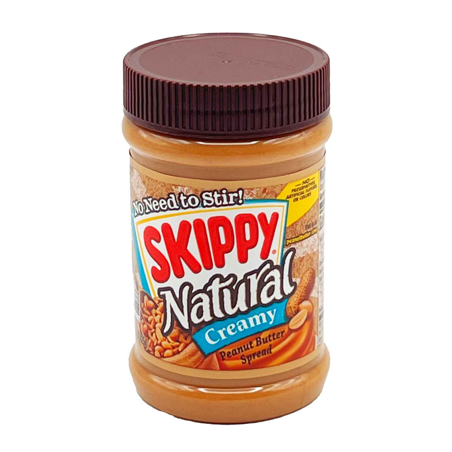 Skippy Natural Creamy Peanut Butter - 15oz