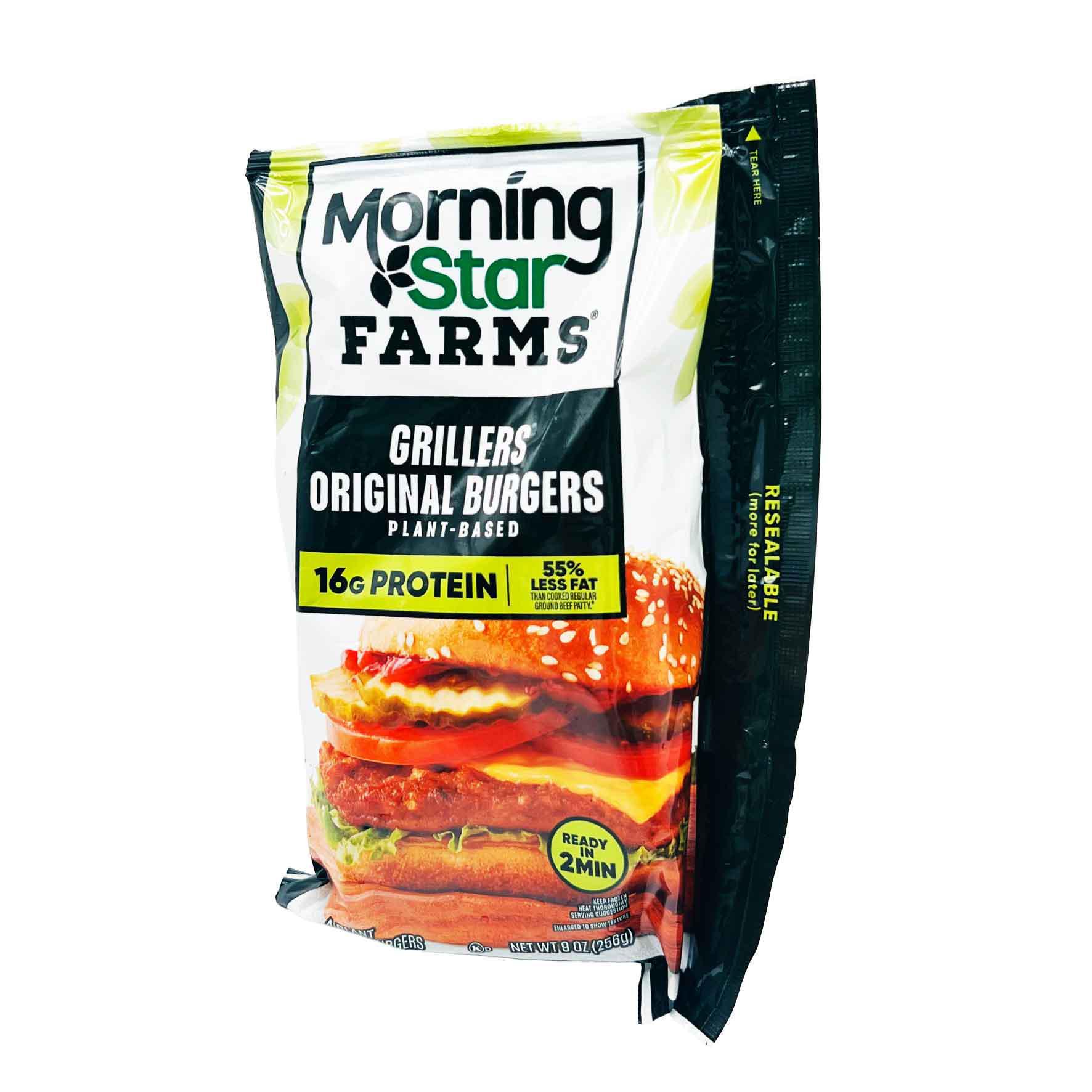 MorningStar Farms Morning Star Veggie Burgers Grillers Original - 9 Oz