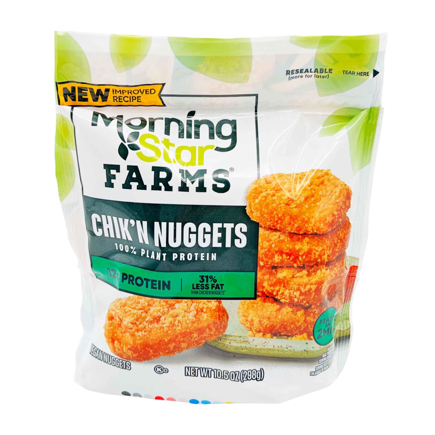 MorningStar Farms Original Vegan Chicken Nuggets - 10.5 Oz