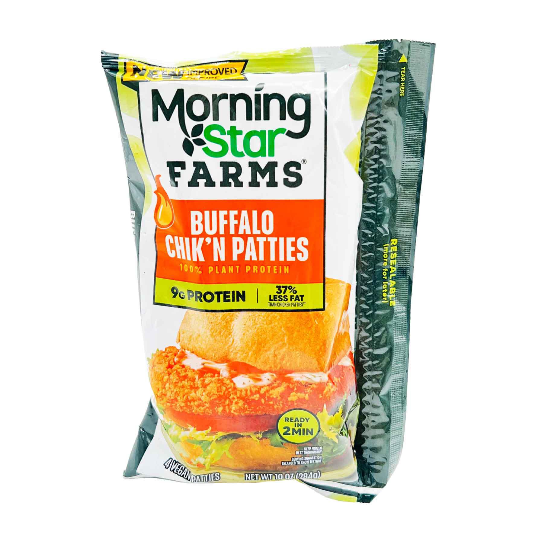MorningStar Farms Buffalo Frozen Chik Veggie Patties - 4ct/10oz