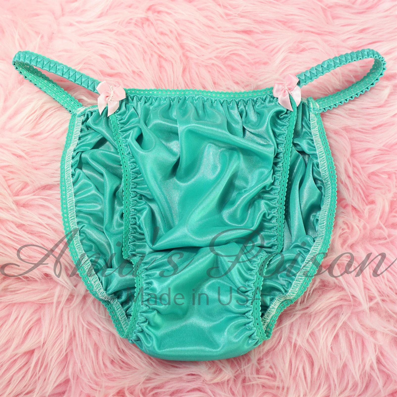 Ania's Poison MANties S - XL shiny Rare Green Butter Soft polyester ...