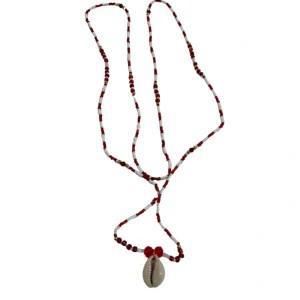 Collar Sencillo Decorado de Shangó – Collar Espiritual de Santería Rojo ...